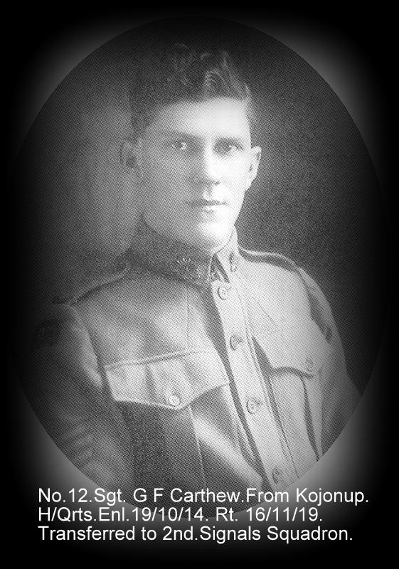 World War 1, Australia, Western Australia, 12 CARTHEW, 10 Light Horse, 1914 | Collections WA